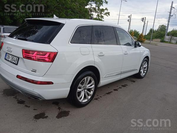 White Audi Q7 2015 in Riga, with an engine capacity of 3.00 L and mileage of 148 thousand km for 27400 €, photo 3 on AUTOMOTO.COM.LV
