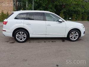 White Audi Q7 2015 in Riga, with an engine capacity of 3.00 L and mileage of 148 thousand km for 27400 €, photo 5 on AUTOMOTO.COM.LV