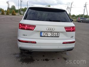 White Audi Q7 2015 in Riga, with an engine capacity of 3.00 L and mileage of 148 thousand km for 27400 €, photo 6 on AUTOMOTO.COM.LV