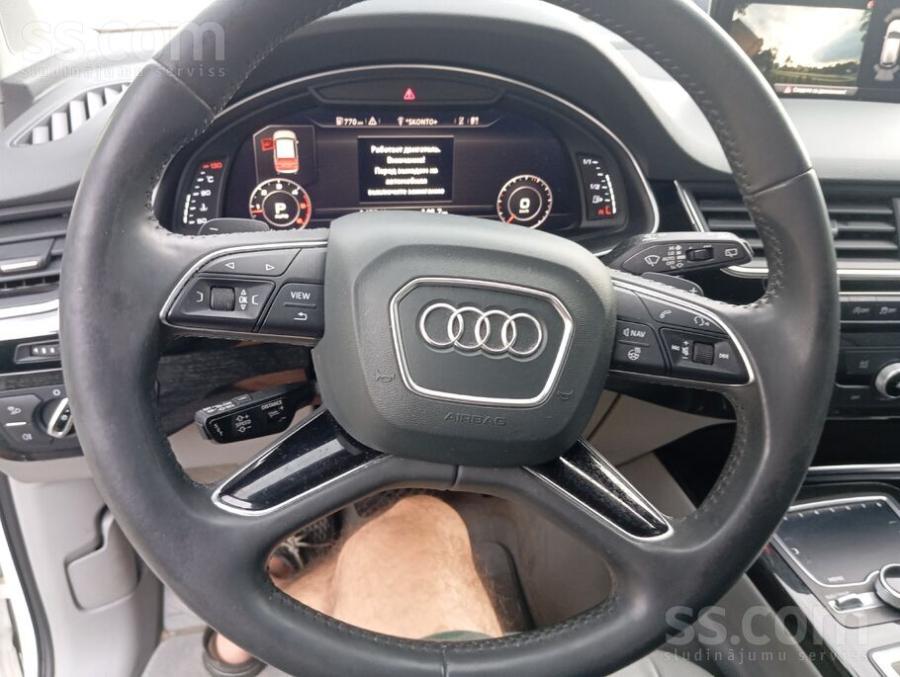 White Audi Q7 2015 in Riga, with an engine capacity of 3.00 L and mileage of 148 thousand km for 27400 €, photo 16 on AUTOMOTO.COM.LV