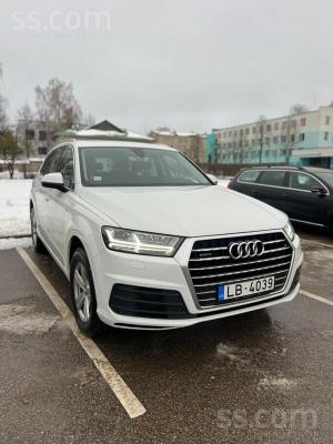 White Audi Q7 2015 in Daugavpils, with an engine capacity of 3.00 L and mileage of 223 thousand km for 22900 €, photo  on AUTOMOTO.COM.LV