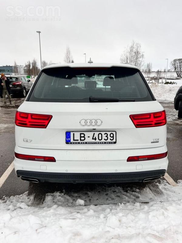 Balts Audi Q7 2015 Daugavpils, ar dzinēja tilpumu 3.00 L un nobraukumu 223 tūkst. km par 22900 €, foto 6 vietnē AUTOMOTO.COM.LV