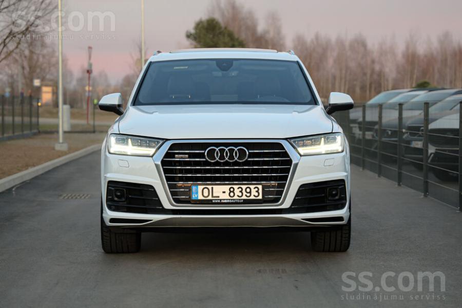 White Audi Q7 2015 in Jelgava, with an engine capacity of 3.00 L and mileage of 0 thousand km for 25500 €, photo 3 on AUTOMOTO.COM.LV