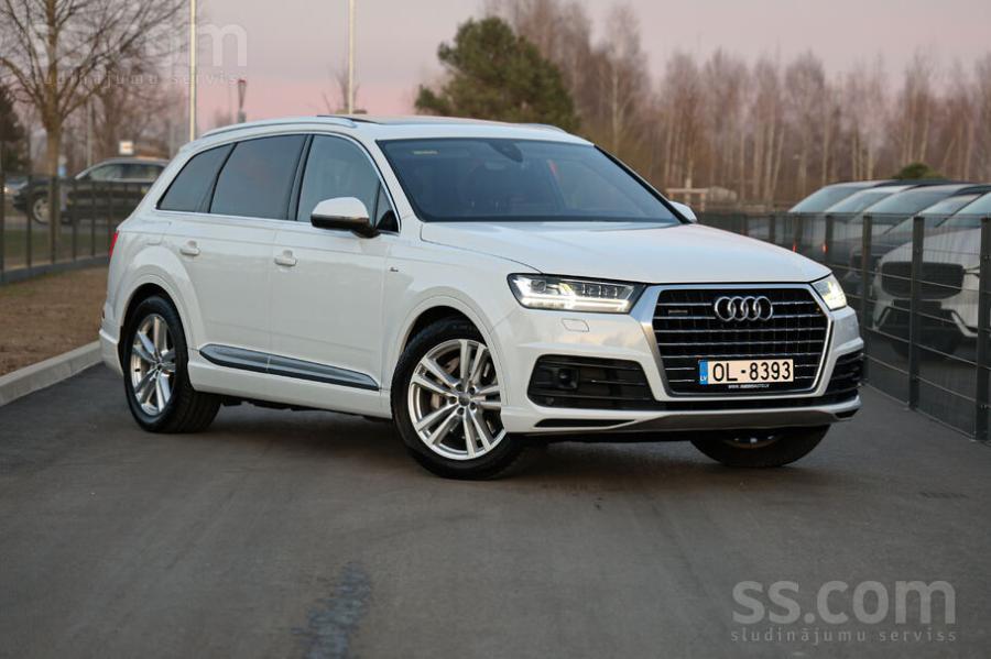 White Audi Q7 2015 in Jelgava, with an engine capacity of 3.00 L and mileage of 0 thousand km for 25500 €, photo 4 on AUTOMOTO.COM.LV