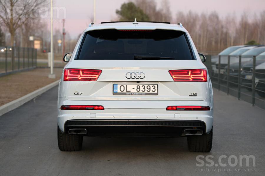 White Audi Q7 2015 in Jelgava, with an engine capacity of 3.00 L and mileage of 0 thousand km for 25500 €, photo 6 on AUTOMOTO.COM.LV