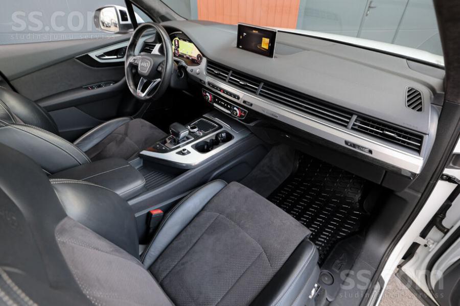 White Audi Q7 2015 in Jelgava, with an engine capacity of 3.00 L and mileage of 0 thousand km for 25500 €, photo 14 on AUTOMOTO.COM.LV