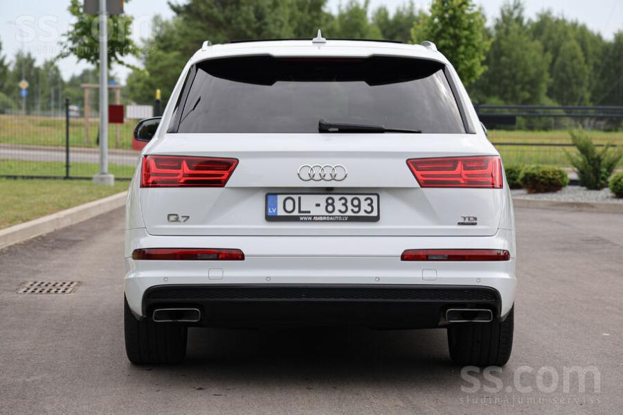 Balts Audi Q7 2015 Jelgava, ar dzinēja tilpumu 3.00 L un nobraukumu 0 tūkst. km par 24900 €, foto 6 vietnē AUTOMOTO.COM.LV