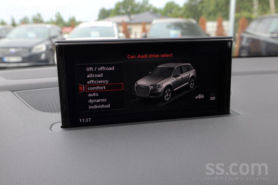Balts Audi Q7 2015 Jelgava, ar dzinēja tilpumu 3.00 L un nobraukumu 0 tūkst. km par 24900 €, foto 21 vietnē AUTOMOTO.COM.LV