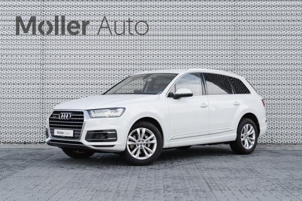 White Audi Q7 2015 in Marupe, with an engine capacity of 3.00 L and mileage of 148 thousand km for 25650 €, photo 1 on AUTOMOTO.COM.LV