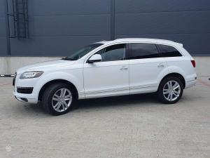 White Audi Q7 2015 in Siauliai, with an engine capacity of 3.00 L and mileage of 225 thousand km for 9350 €, photo 3 on AUTOMOTO.COM.LV