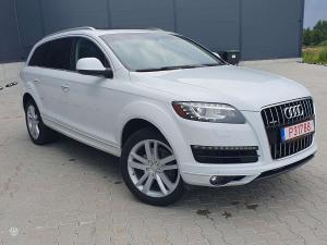 White Audi Q7 2015 in Siauliai, with an engine capacity of 3.00 L and mileage of 225 thousand km for 9350 €, photo 12 on AUTOMOTO.COM.LV