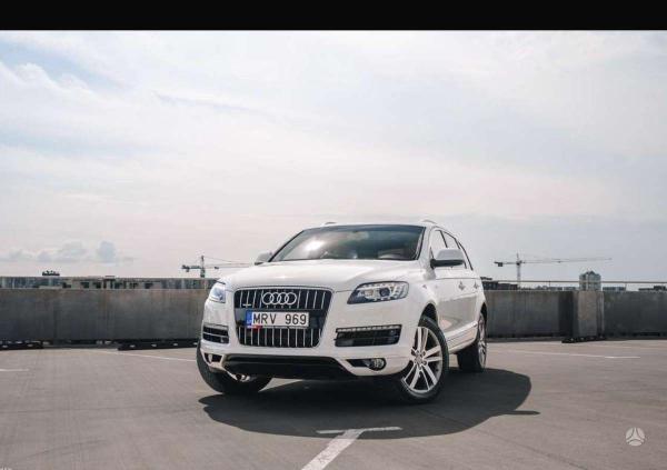 Balts Audi Q7 2015 Viļņa, ar dzinēja tilpumu 3.00 L un nobraukumu 170 tūkst. km par 13500 €, foto 1 vietnē AUTOMOTO.COM.LV