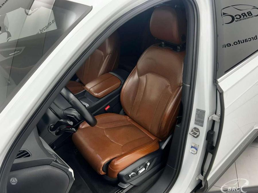 White Audi Q7 2015 in Vilnius, with an engine capacity of 2.97 L and mileage of 227 thousand km for 23900 €, photo 8 on AUTOMOTO.COM.LV
