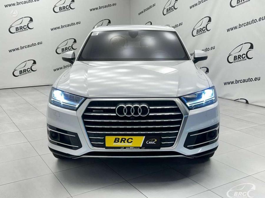 White Audi Q7 2015 in Vilnius, with an engine capacity of 2.97 L and mileage of 227 thousand km for 23900 €, photo 14 on AUTOMOTO.COM.LV
