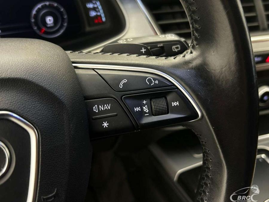 White Audi Q7 2015 in Vilnius, with an engine capacity of 2.97 L and mileage of 227 thousand km for 23900 €, photo 18 on AUTOMOTO.COM.LV