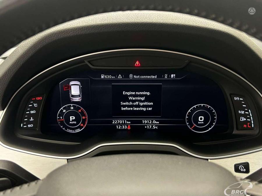 White Audi Q7 2015 in Vilnius, with an engine capacity of 2.97 L and mileage of 227 thousand km for 23900 €, photo 19 on AUTOMOTO.COM.LV