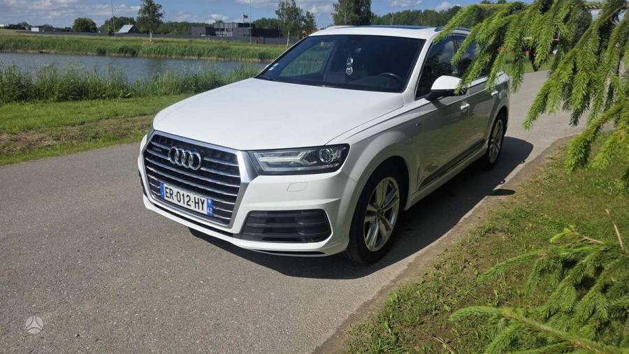 Balts Audi Q7 2015 Kauņa, ar dzinēja tilpumu 3.00 L un nobraukumu 220 tūkst. km par 21000 €, foto 1 vietnē AUTOMOTO.COM.LV