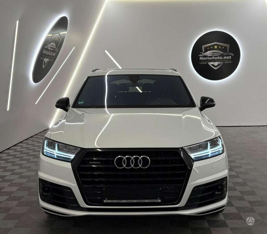 White Audi Q7 2015 in Marijampole, with an engine capacity of 2.97 L and mileage of 214 thousand km for 24750 €, photo 6 on AUTOMOTO.COM.LV