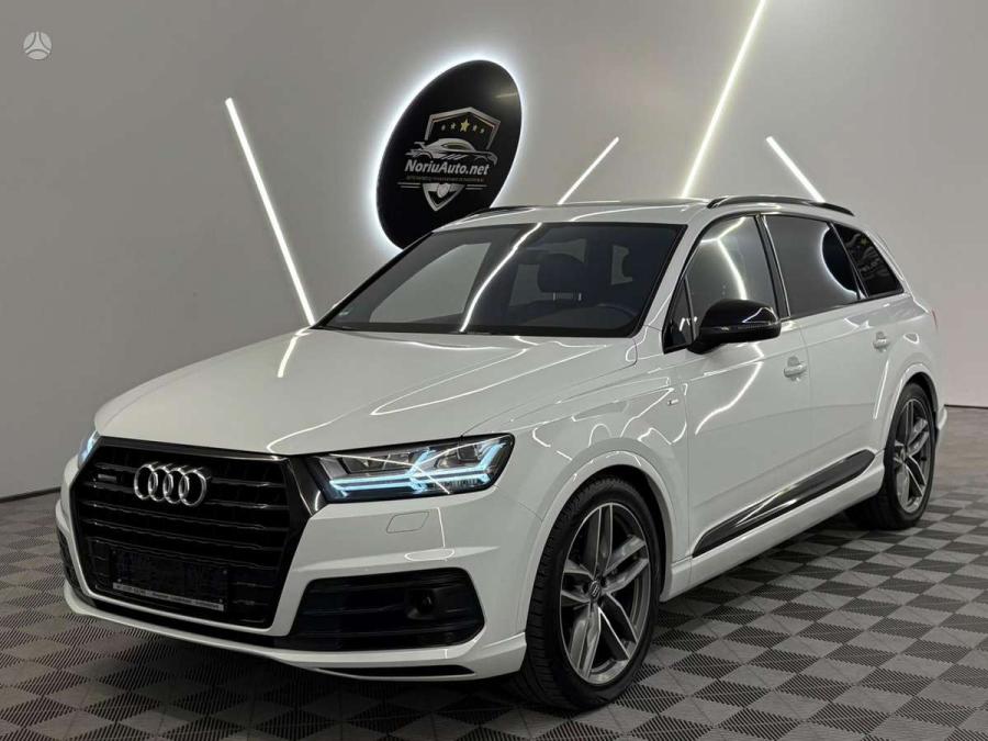White Audi Q7 2015 in Marijampole, with an engine capacity of 2.97 L and mileage of 214 thousand km for 24750 €, photo 9 on AUTOMOTO.COM.LV