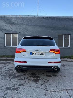 White Audi Q7 2015 in Tukums, with an engine capacity of 3.00 L and mileage of 273 thousand km for 15995 €, photo 6 on AUTOMOTO.COM.LV