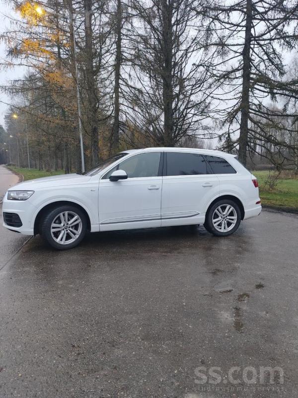 Balts Audi Q7 2016 Rīga, ar dzinēja tilpumu 3.00 L un nobraukumu 129 tūkst. km par 35900 €, foto 4 vietnē AUTOMOTO.COM.LV