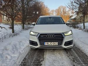 White Audi Q7 2016 in Vilnius, with an engine capacity of 2.97 L and mileage of 136 thousand km for 23999 €, photo 2 on AUTOMOTO.COM.LV