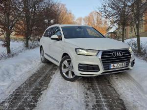 White Audi Q7 2016 in Vilnius, with an engine capacity of 2.97 L and mileage of 136 thousand km for 23999 €, photo 3 on AUTOMOTO.COM.LV