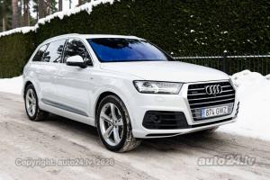 White Audi Q7 2016 in Tallinn, with an engine capacity of 3.00 L and mileage of 190 thousand km for 23900 €, photo  on AUTOMOTO.COM.LV
