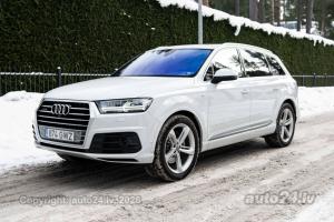 White Audi Q7 2016 in Tallinn, with an engine capacity of 3.00 L and mileage of 190 thousand km for 23900 €, photo 3 on AUTOMOTO.COM.LV