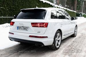 White Audi Q7 2016 in Tallinn, with an engine capacity of 3.00 L and mileage of 190 thousand km for 23900 €, photo 4 on AUTOMOTO.COM.LV