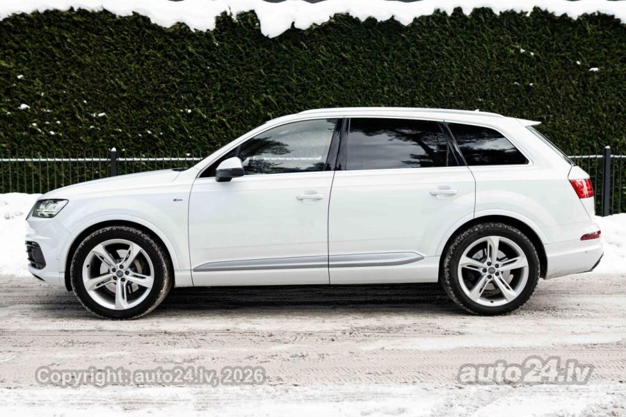 White Audi Q7 2016 in Tallinn, with an engine capacity of 3.00 L and mileage of 190 thousand km for 23900 €, photo 6 on AUTOMOTO.COM.LV