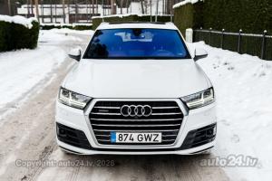 White Audi Q7 2016 in Tallinn, with an engine capacity of 3.00 L and mileage of 190 thousand km for 23900 €, photo 7 on AUTOMOTO.COM.LV