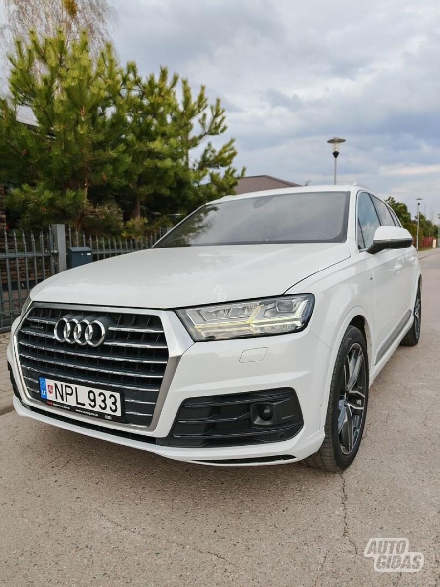 White Audi Q7 2016 in Kaunas, with an engine capacity of 3.00 L and mileage of 227 thousand km for 27000 €, photo 1 on AUTOMOTO.COM.LV