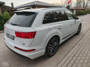 White Audi Q7 2016 in Kaunas, with an engine capacity of 3.00 L and mileage of 227 thousand km for 27000 €, photo 6 on AUTOMOTO.COM.LV