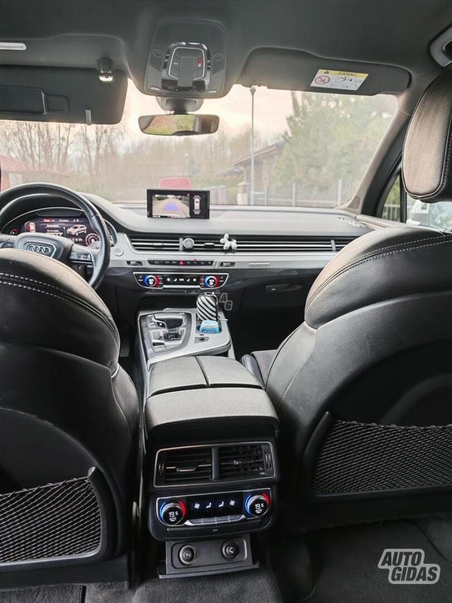 White Audi Q7 2016 in Kaunas, with an engine capacity of 3.00 L and mileage of 227 thousand km for 27000 €, photo 14 on AUTOMOTO.COM.LV