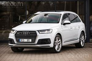 White Audi Q7 2016 in Riga, with an engine capacity of 3.00 L and mileage of 210 thousand km for 28900 €, photo 5 on AUTOMOTO.COM.LV