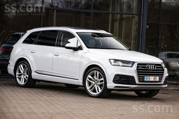 Balts Audi Q7 2016 Rīga, ar dzinēja tilpumu 3.00 L un nobraukumu 210 tūkst. km par 28900 €, foto 7 vietnē AUTOMOTO.COM.LV