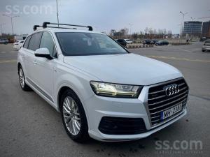 White Audi Q7 2016 in Riga, with an engine capacity of 3.00 L and mileage of 308 thousand km for 25000 €, photo  on AUTOMOTO.COM.LV