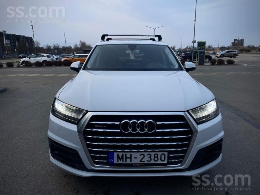 Balts Audi Q7 2016 Rīga, ar dzinēja tilpumu 3.00 L un nobraukumu 308 tūkst. km par 25000 €, foto 25 vietnē AUTOMOTO.COM.LV