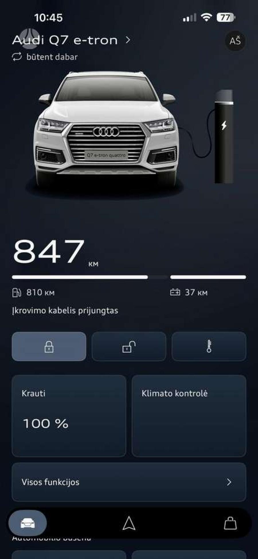 Белый Ауди Ку 7 2016 в Вильнюс, объемом двигателя 2.97 л и пробегом 221 тыс. км за 30000 €, фото 28 на AUTOMOTO.COM.LV