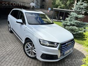 White Audi Q7 2016 in Riga, with an engine capacity of 3.00 L and mileage of 210 thousand km for 26500 €, photo 5 on AUTOMOTO.COM.LV