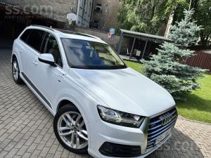White Audi Q7 2016 in Riga, with an engine capacity of 3.00 L and mileage of 210 thousand km for 26500 €, photo 7 on AUTOMOTO.COM.LV