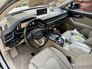 White Audi Q7 2016 in Riga, with an engine capacity of 3.00 L and mileage of 210 thousand km for 26500 €, photo 8 on AUTOMOTO.COM.LV