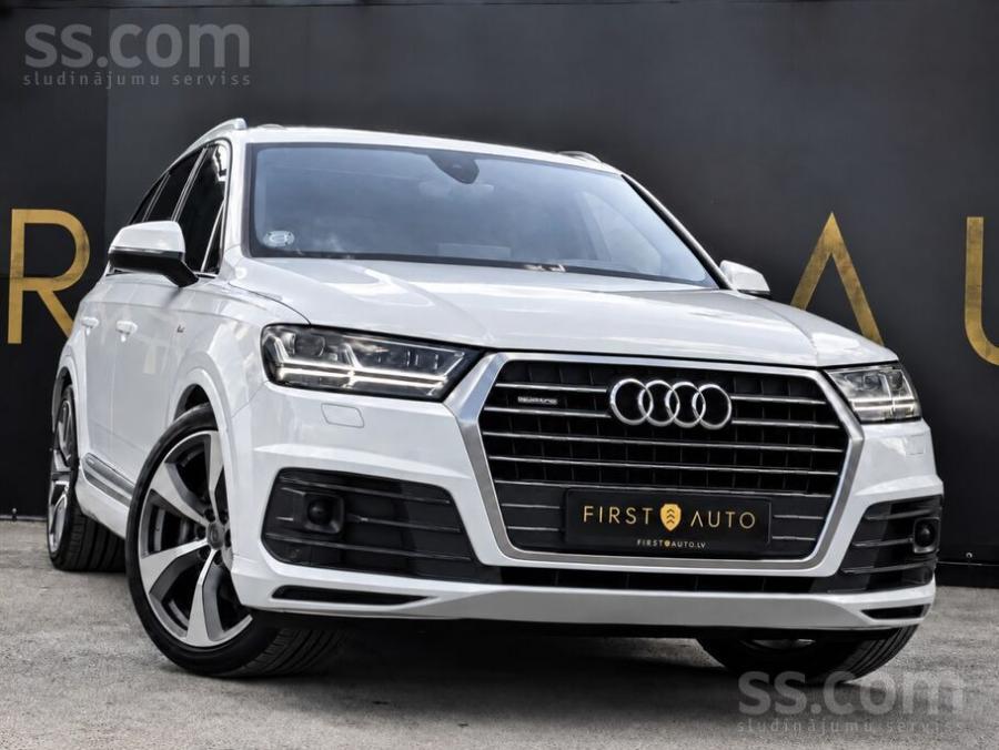 Balts Audi Q7 2016 Tukums, ar dzinēja tilpumu 3.00 L un nobraukumu 233 tūkst. km par 25990 €, foto 1 vietnē AUTOMOTO.COM.LV