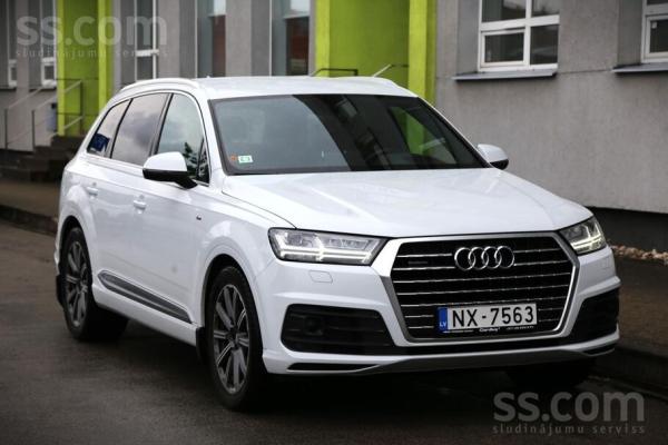 Balts Audi Q7 2017 Rīga, ar dzinēja tilpumu 3.00 L un nobraukumu 0 tūkst. km par 27995 €, foto 4 vietnē AUTOMOTO.COM.LV