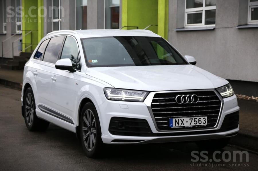 Balts Audi Q7 2017 Rīga, ar dzinēja tilpumu 3.00 L un nobraukumu 0 tūkst. km par 27995 €, foto 4 vietnē AUTOMOTO.COM.LV