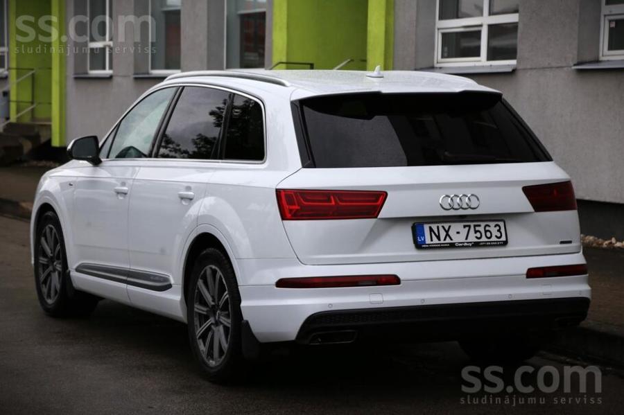 Balts Audi Q7 2017 Rīga, ar dzinēja tilpumu 3.00 L un nobraukumu 0 tūkst. km par 27995 €, foto 5 vietnē AUTOMOTO.COM.LV