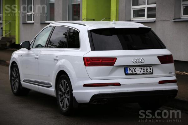 Balts Audi Q7 2017 Rīga, ar dzinēja tilpumu 3.00 L un nobraukumu 0 tūkst. km par 24995 €, foto 5 vietnē AUTOMOTO.COM.LV