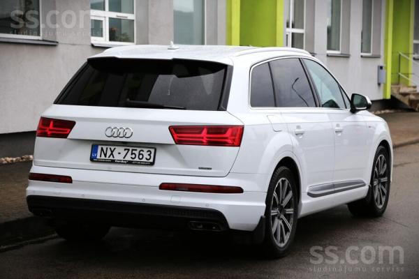 Balts Audi Q7 2017 Rīga, ar dzinēja tilpumu 3.00 L un nobraukumu 0 tūkst. km par 24995 €, foto 6 vietnē AUTOMOTO.COM.LV
