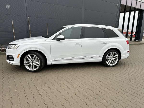 White Audi Q7 2017 in Vilnius, with an engine capacity of 3.00 L and mileage of 254 thousand km for 18300 €, photo 2 on AUTOMOTO.COM.LV